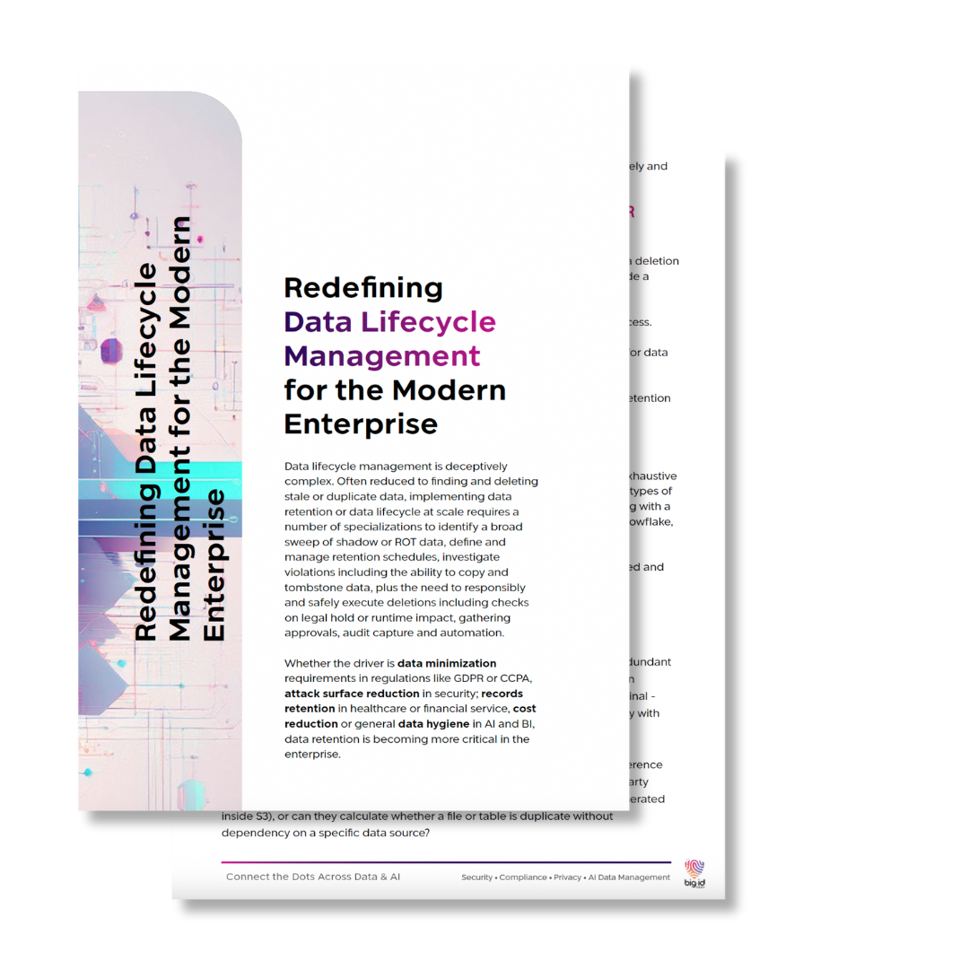 Redefining Data Lifecycle Management White Paper